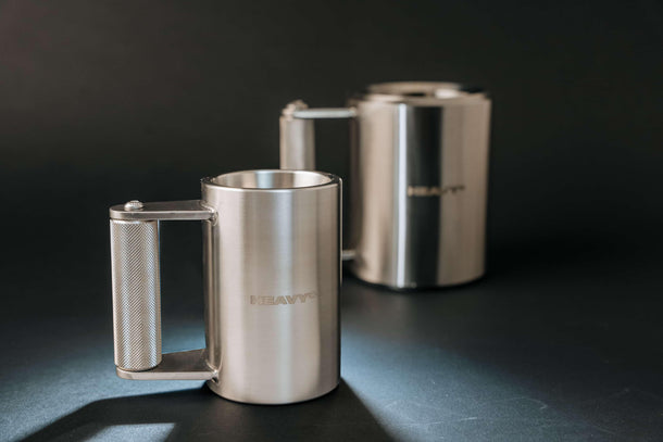 5lb HEAVY* Mug | Stainless Steel Weighted Mug – The Heavy Cup
