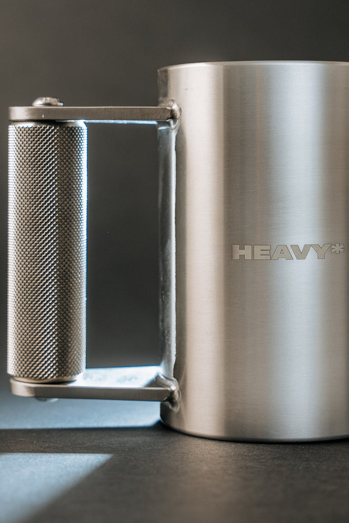 5lb HEAVY* Mug | Stainless Steel Weighted Mug – The Heavy Cup